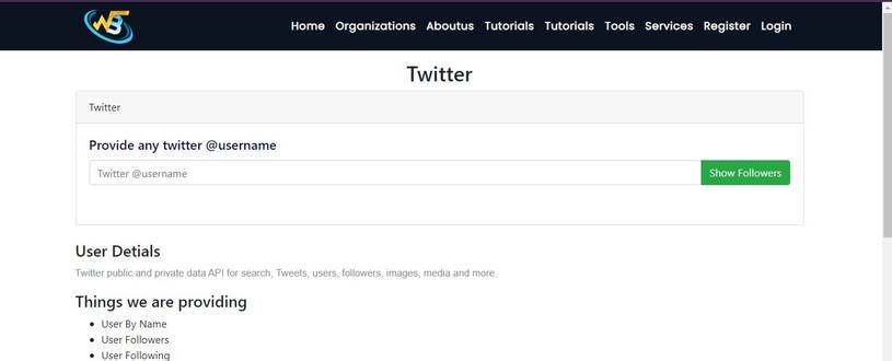 Twitter Followers Count Online Tool - DataOps Redefined!!!