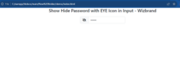 Hide and Show Password using Eye Icon with JQuery Example - DataOps Redefined!!!