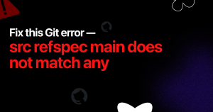 Resolving Git Push Error: src refspec master does not match - DataOps Redefined!!!