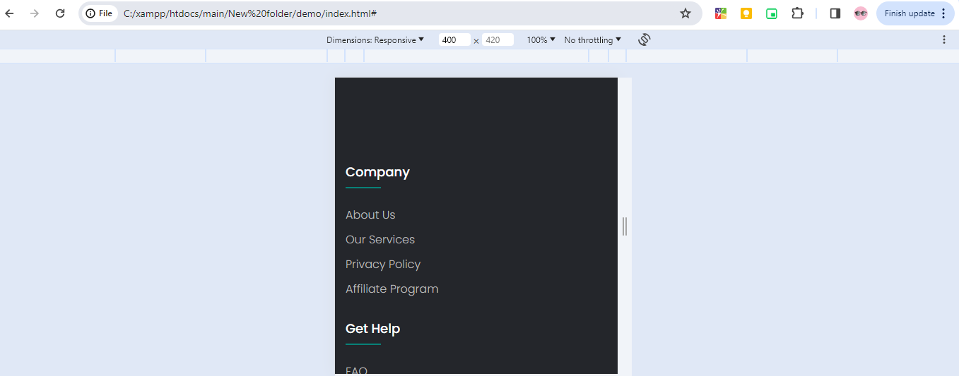 Create A Stylish Footer Using Html And Css Dataops Redefined