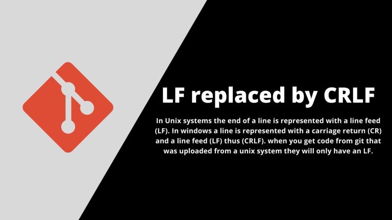 How To Resolve Git Error Lf Will Be Replaced By Crlf Warning Dataops Redefined